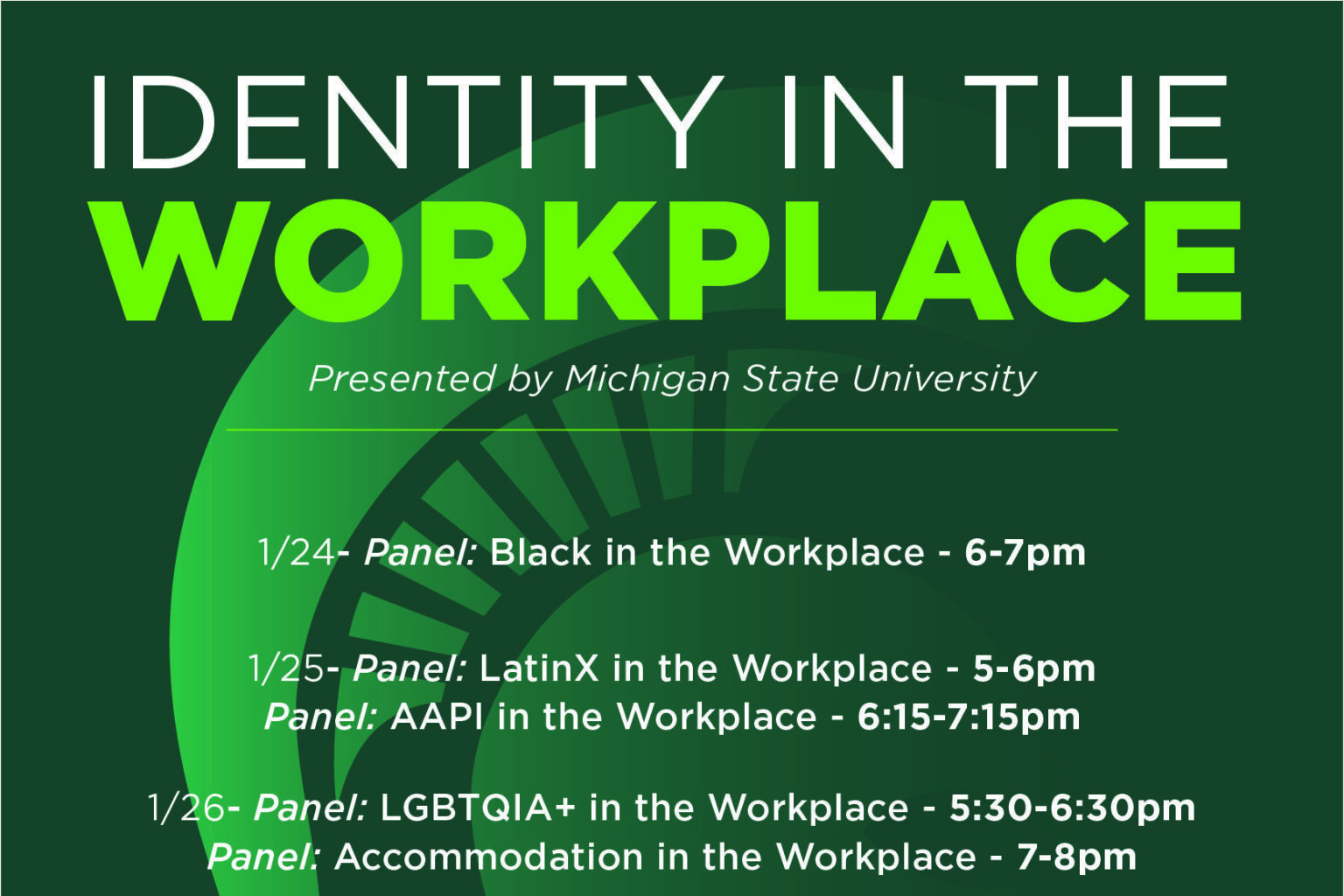 Identity in the Workplace Series – Events