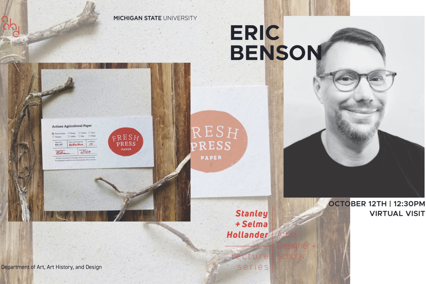 Hollander Lecture Series: Eric Benson – Events